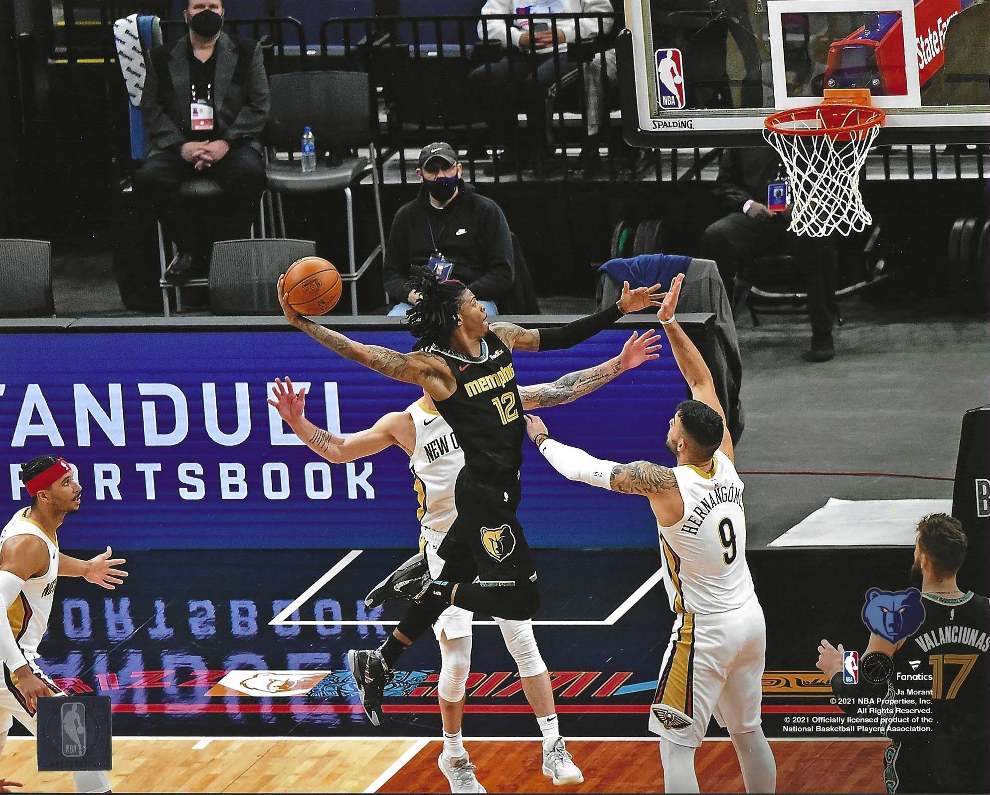 Memphis Grizzlies Ja Morant 8x10 Slam Dunk Photo Picture – Great Shot LLC